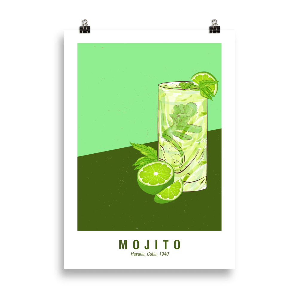 The Mojito Poster – Cocktailored